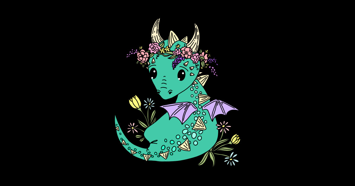 Spring Dragon - Dragon - Sticker | TeePublic