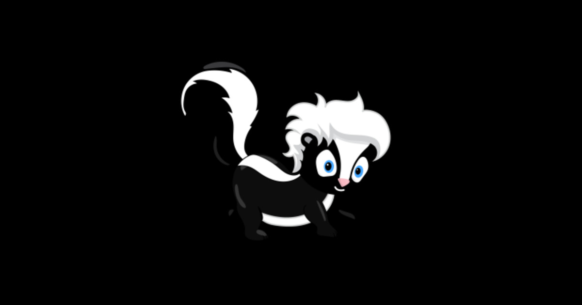 Social Distancing Support Animal Cute Skunk - Skunk - Sticker | TeePublic