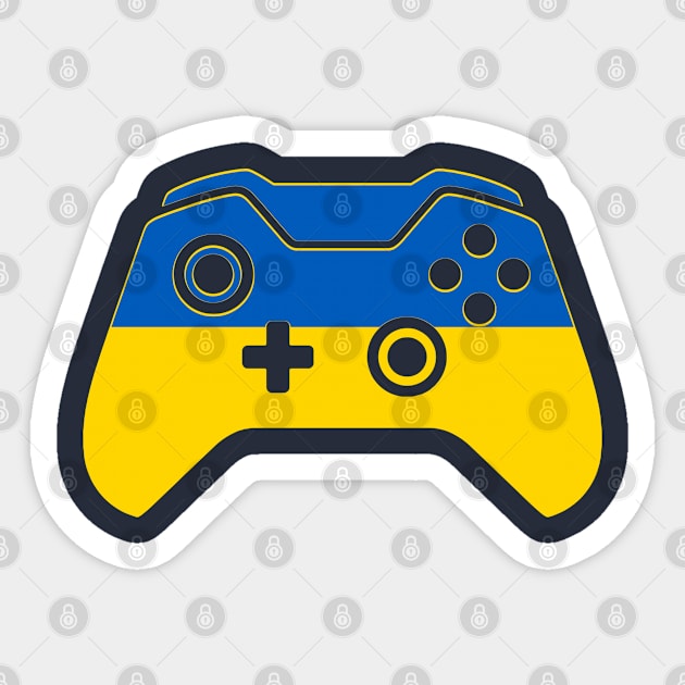 GAME CONTROLLER - Ukraine flag - Ukraine Video Gamer Gaming Retro ...
