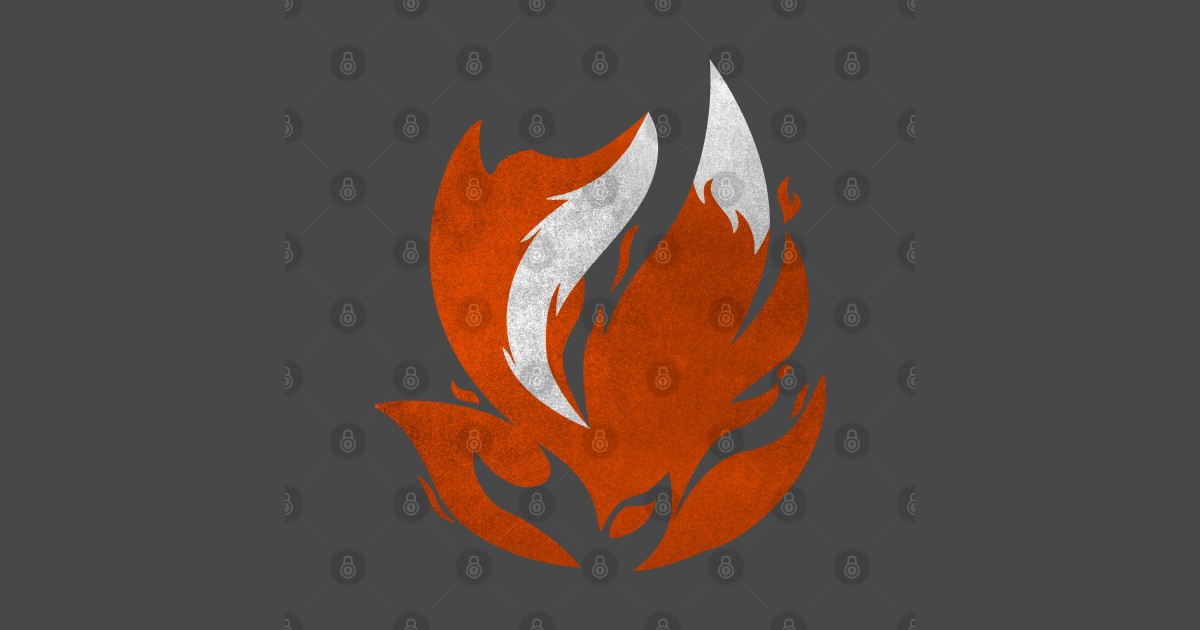 Campfire Fox Logo - Firefox - T-Shirt | TeePublic