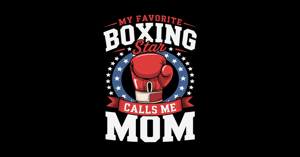 Boxing Ring Boxer Gloves Mom Coach Mother's Day - Boxing Ring Boxer ...