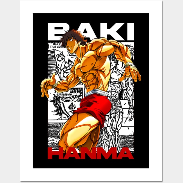 Baki Hanma Anime Fanart - Bakki Hanma - Posters and Art Prints | TeePublic