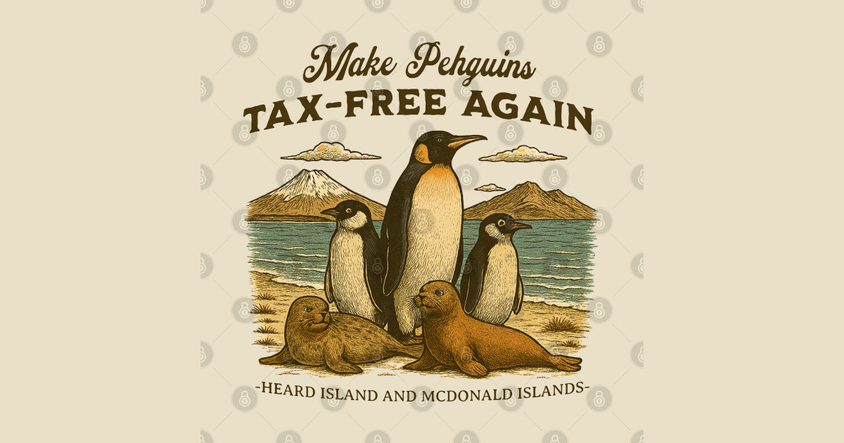 Make Penguins Tax-Free-Funny Trump Tariffs - Anti Trump - T-Shirt ...