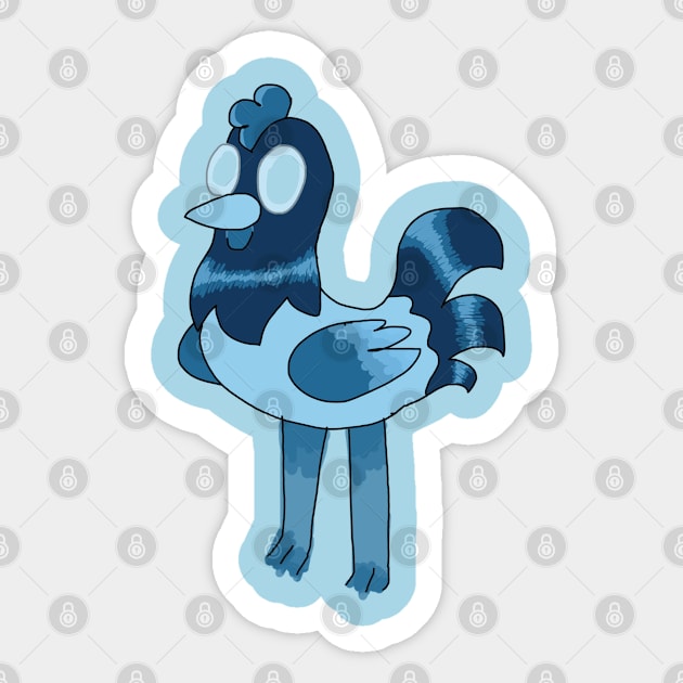 Ghost Rooster - Rooster - Sticker | TeePublic
