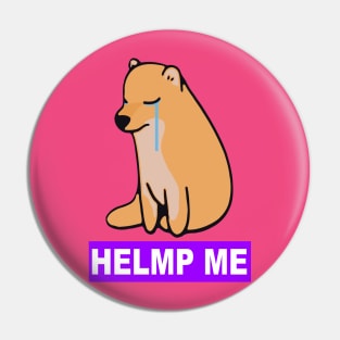 Cheems Meme Kawaii Pins and Buttons for Sale | TeePublic