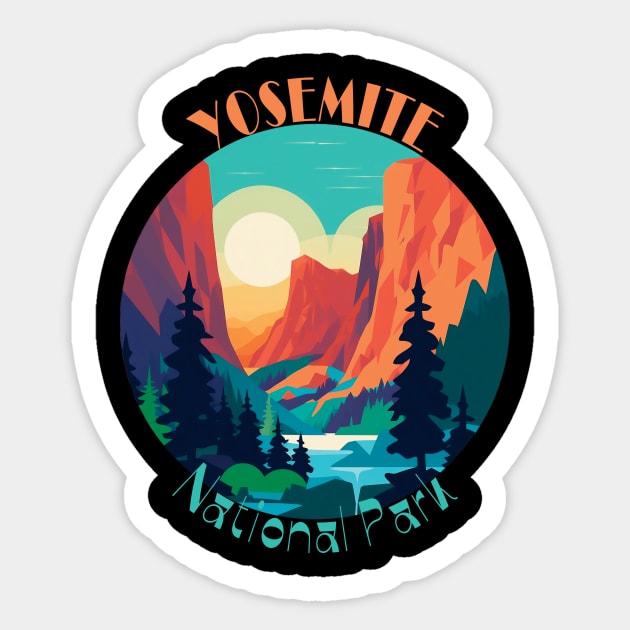 Yosemite National Park - Yosemite - Sticker | TeePublic