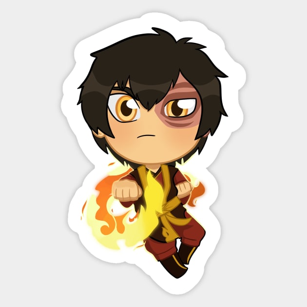 Zuko - Avatar The Last Airbender - Sticker | TeePublic