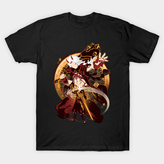 Hanamizaka Heroics Arataki Itto - Genshin Impact - T-Shirt | TeePublic