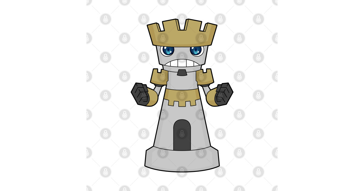 Chess piece Rook Chess - Chess Player - T-Shirt | TeePublic