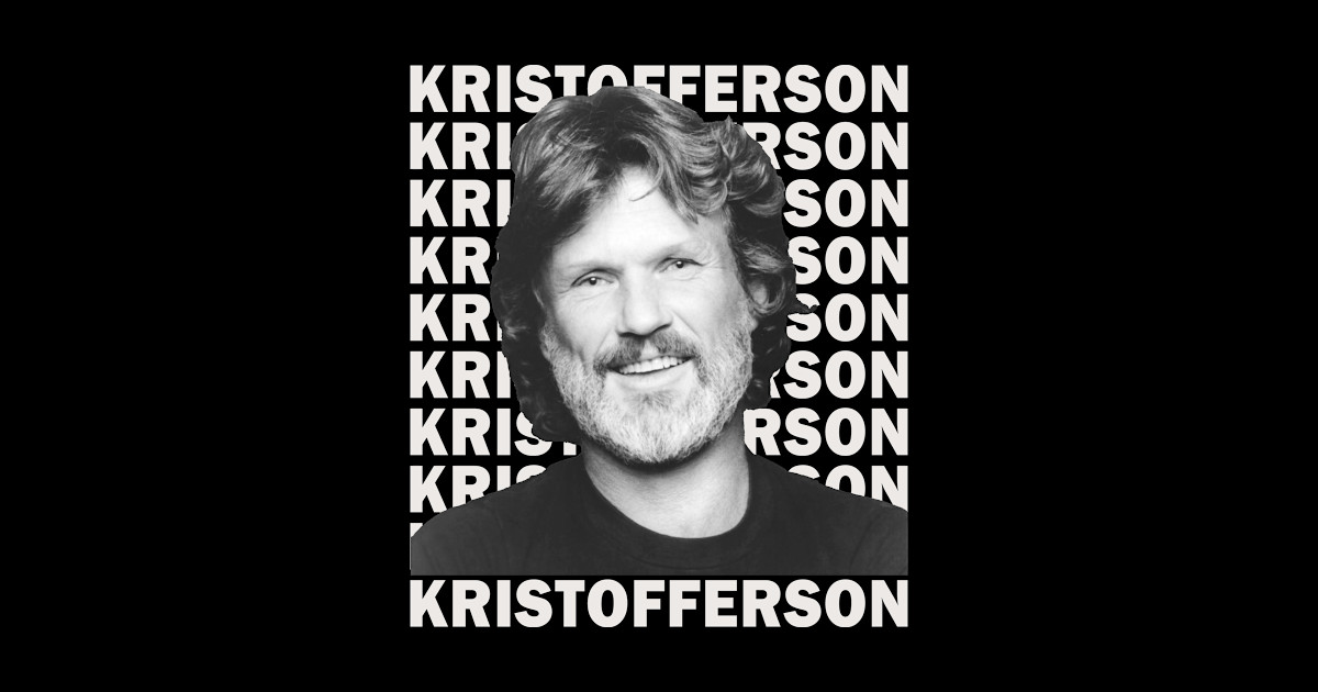 KRISTOFFERSON KRIS KRISTOFFERSON - Kris Kristofferson - Sticker | TeePublic