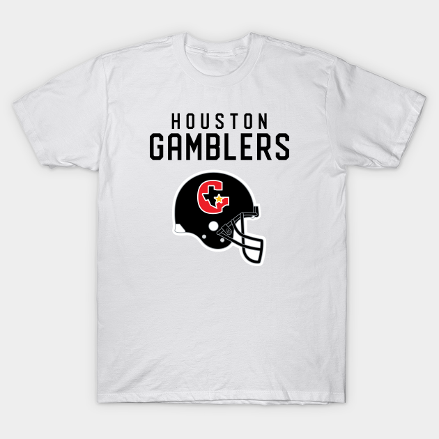 Houston Gamblers 2022 Throwback Retro Vintage Football Helmet Logo ...