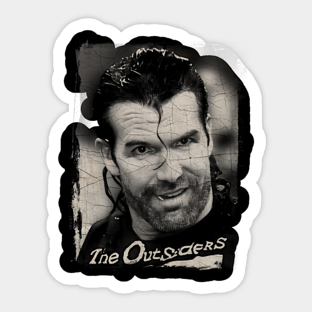 SCOTT HALL VINTAGE PORTRAIT - Scott Hall - Sticker | TeePublic