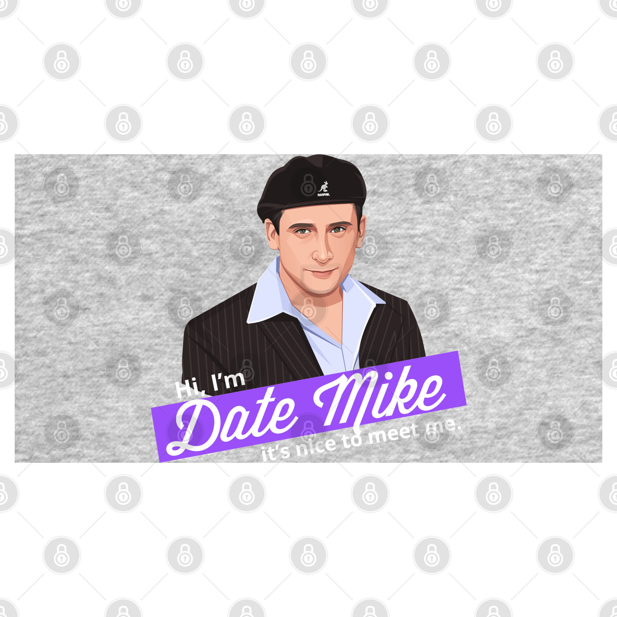 Hi, I'm Date Mike it's nice to meet me - Michael Scott - Baseball T ...