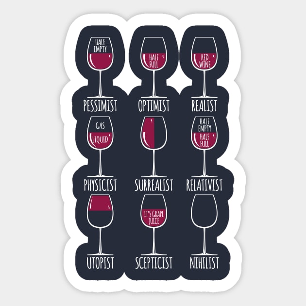 Wine Personality Traits - Wine Personality Traits - Sticker | TeePublic