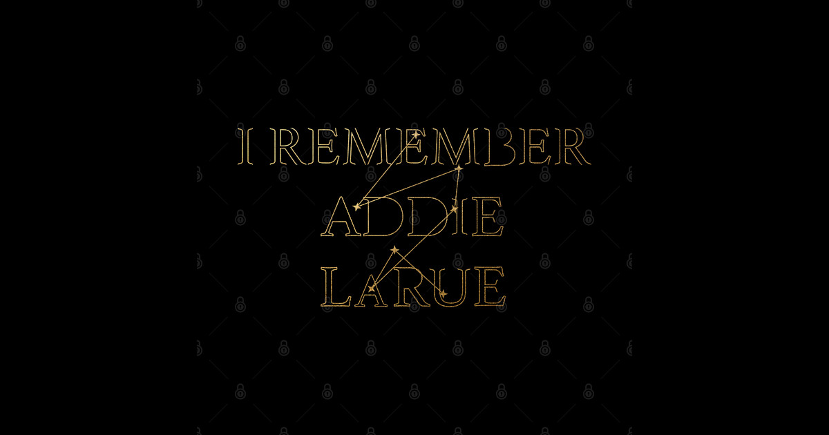 Addie Larue I Remember - Addie - Sticker | TeePublic