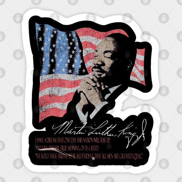 Martin Luther King Jr - Martin Luther King - Sticker | TeePublic