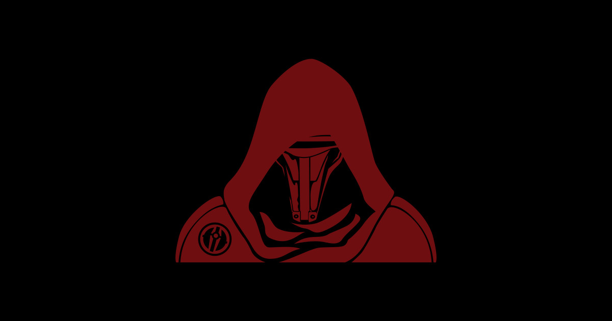 Darth Revan Peekaboo in Red - Darth Revan - Sticker | TeePublic