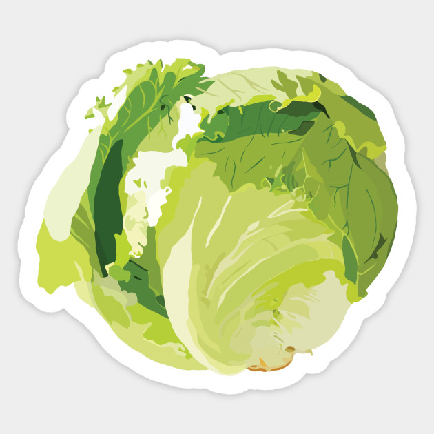 lettuce - Vegan - Sticker | TeePublic