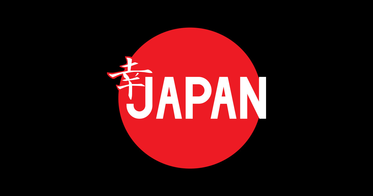 Japan Logo - Japan - Sticker | TeePublic