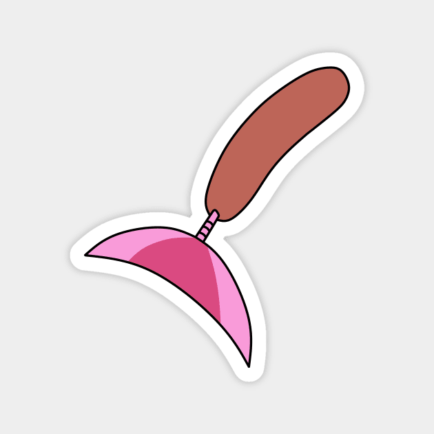 mr slushy burger hat sticker - Slushy Dog - Magnet | TeePublic