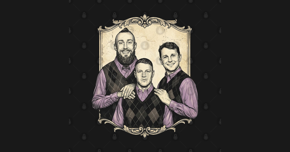 Christian McCaffrey George Kittle Brock Prudy Step Brothers Football ...