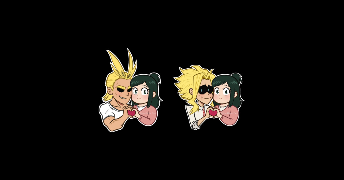 All Might & Inko dual design (Pink Version) - My Hero Academia ...