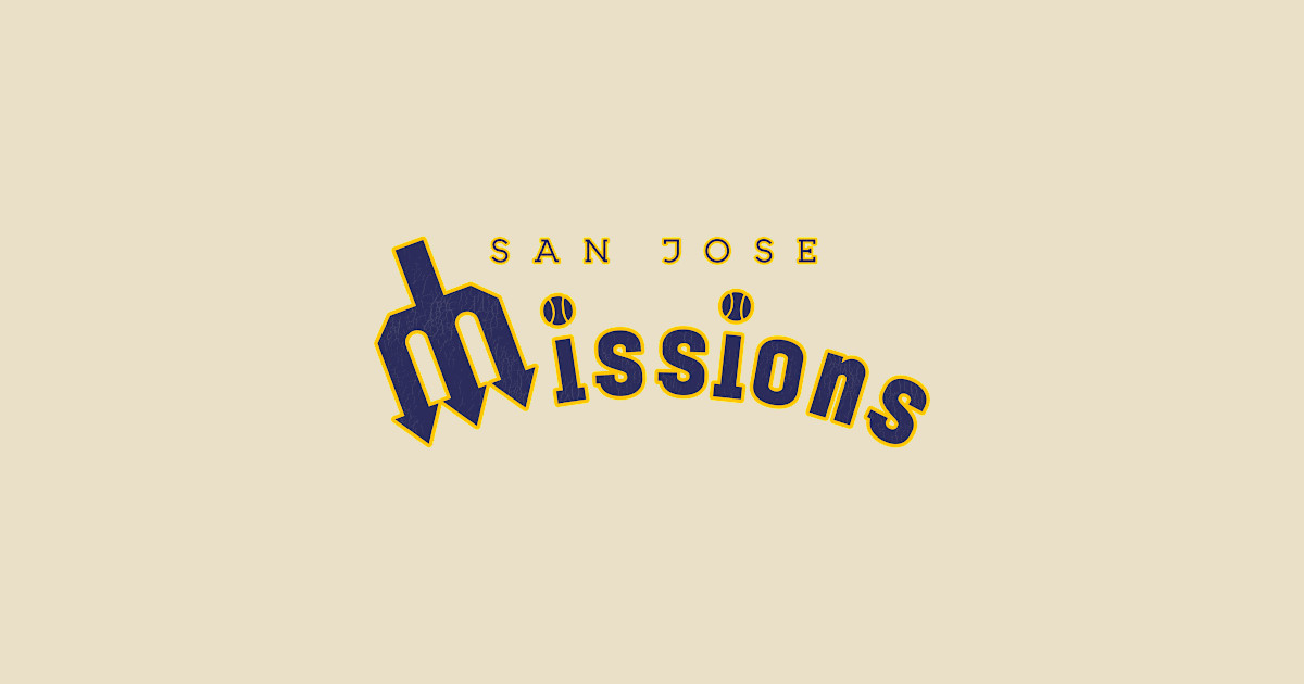 Defunct San Jose Missions Baseball Team Jersey - Baseball - T-Shirt ...