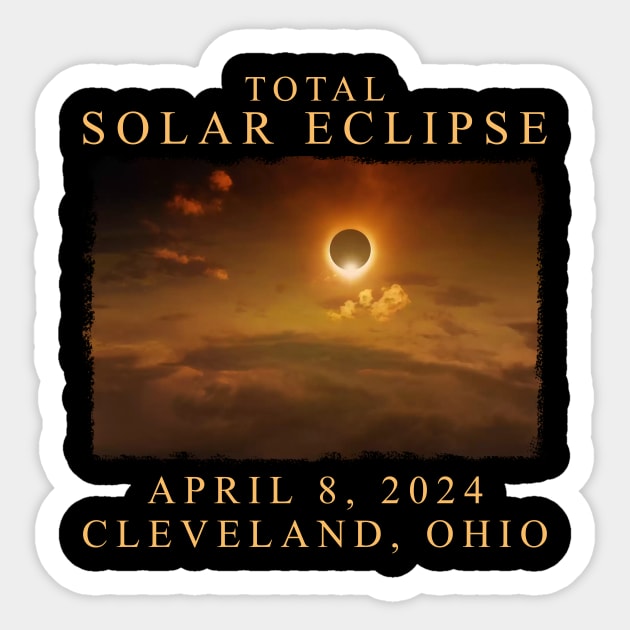 Retro Total Solar Eclipse 2024 Cleveland - Solar Eclipse 2024 Cleveland ...