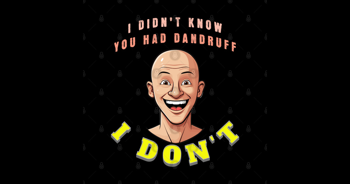Bald is beautiful - Bald - Sticker | TeePublic