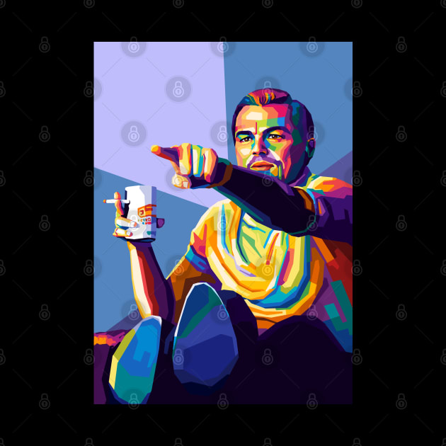 Leonardo Dicaprio Pointing Meme Pop Art - Meme - Pin | TeePublic