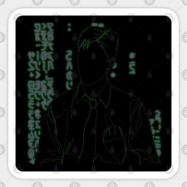 Iconic Neo - Matrix - Sticker | TeePublic