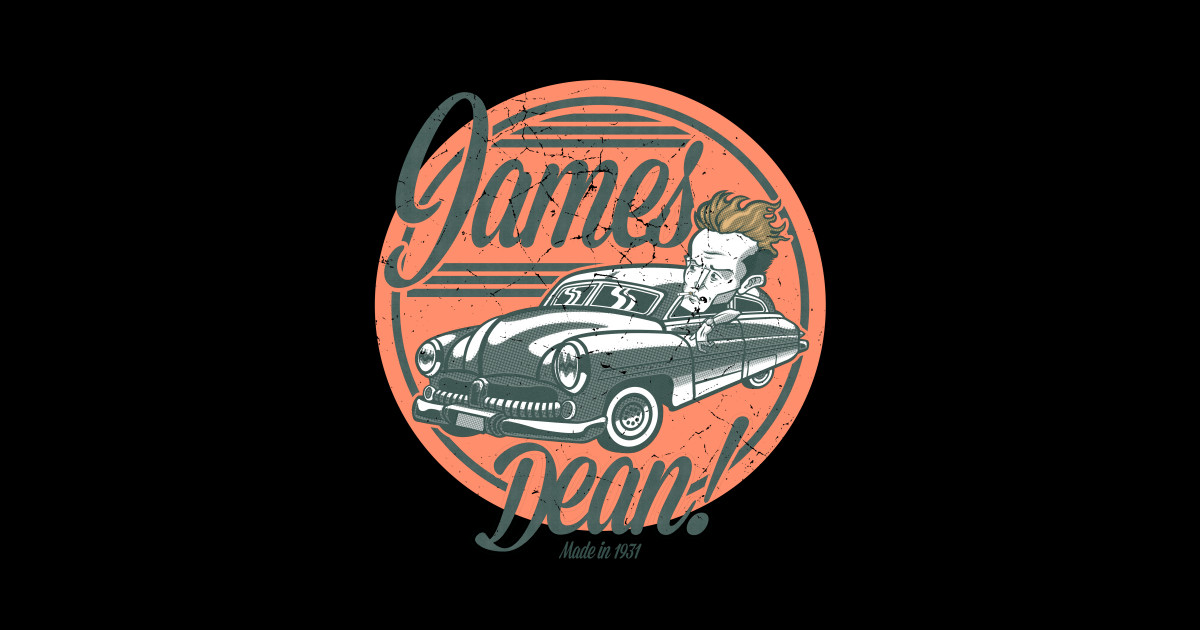 James Dean - James Dean - Sticker | TeePublic