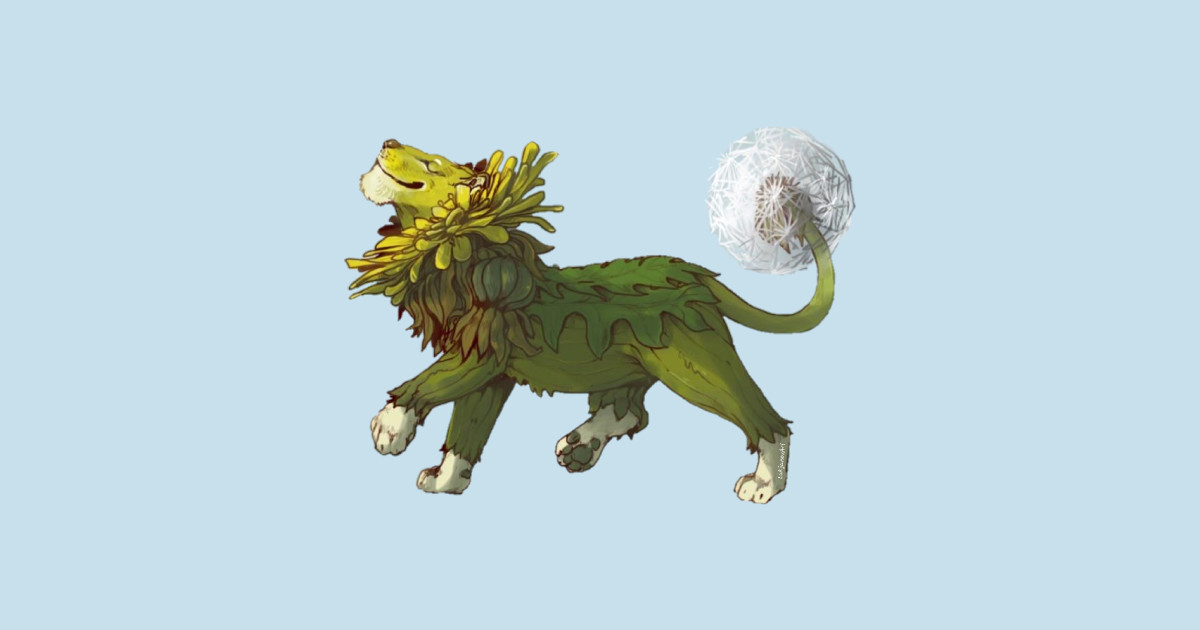 A dandy lion dandelion - A Dandy Lion Dandelion - T-Shirt | TeePublic