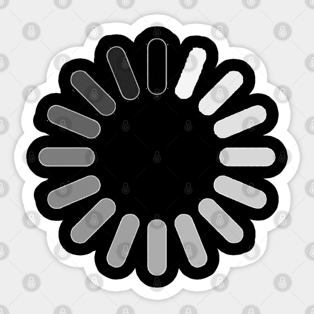 Loading! - Loading Icon - Sticker | TeePublic