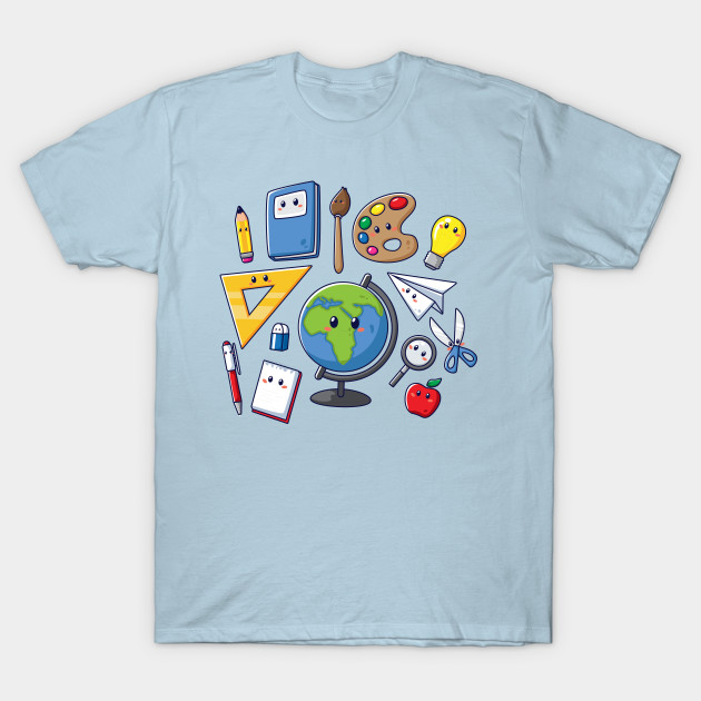 Cute Back To School Theme - Cute Back To School Theme - T-Shirt ...