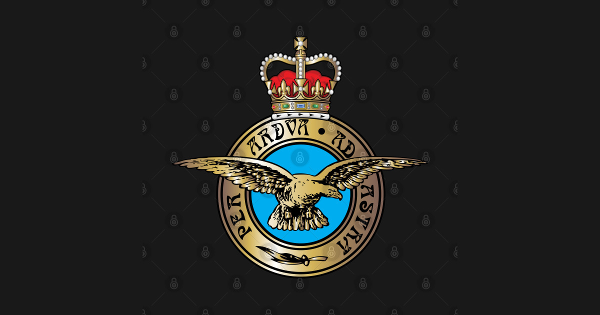 Royal Air Force "Per Ardua Ad Astra" Insignia - Raf - T-Shirt | TeePublic
