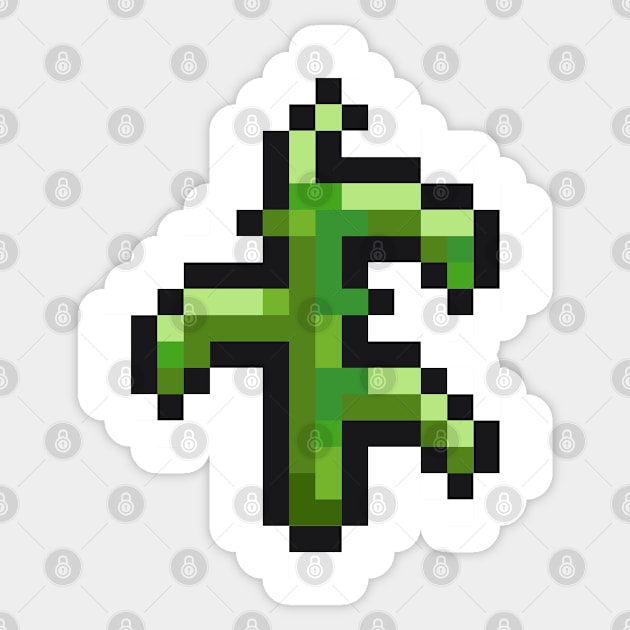green sprout pixel art - Sprout - Sticker | TeePublic