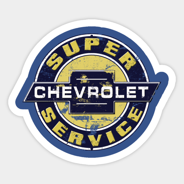 Chevy Super Service - Sticker | TeePublic
