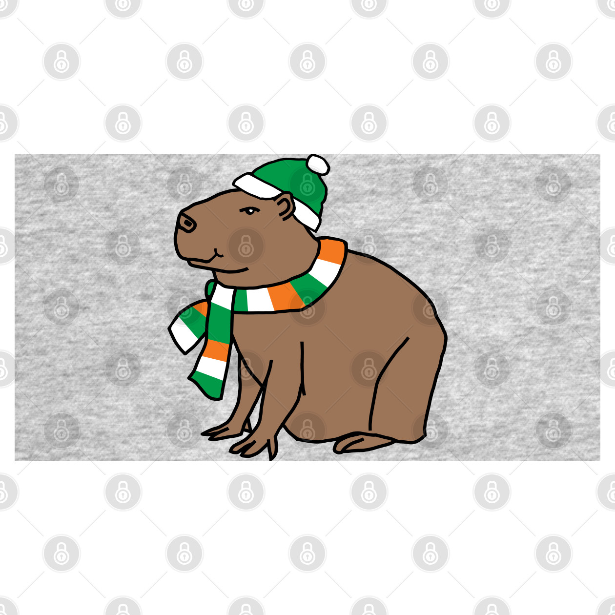 Irish Capybara on St Patricks Day - Capybara - T-Shirt | TeePublic