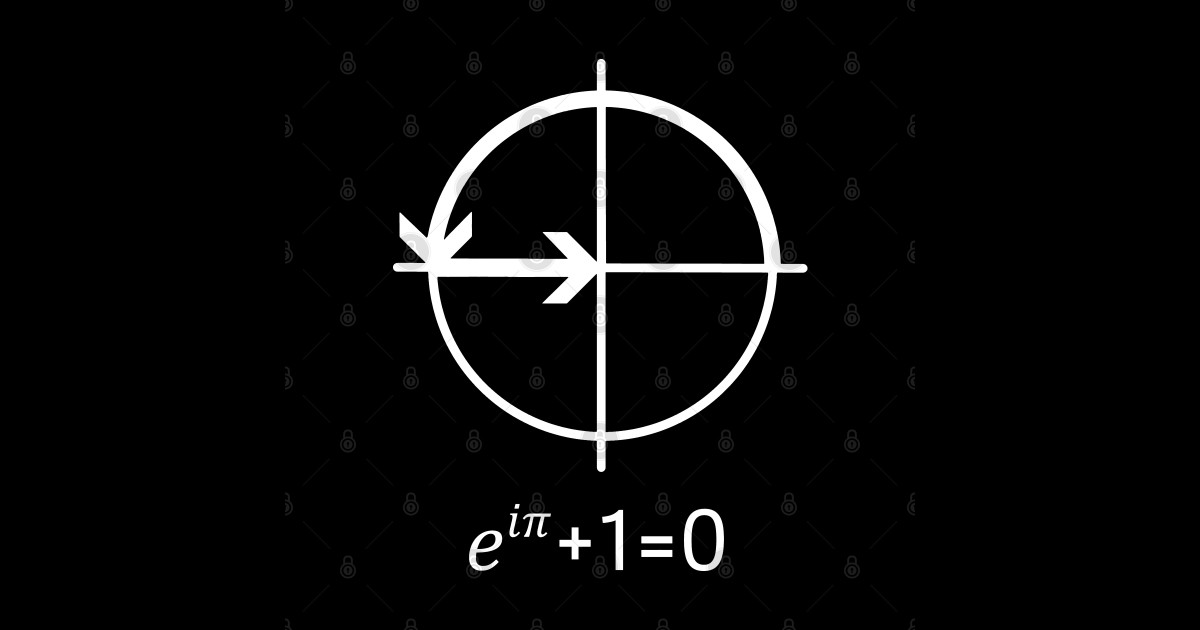 Eulers Identity - Math - Sticker | TeePublic