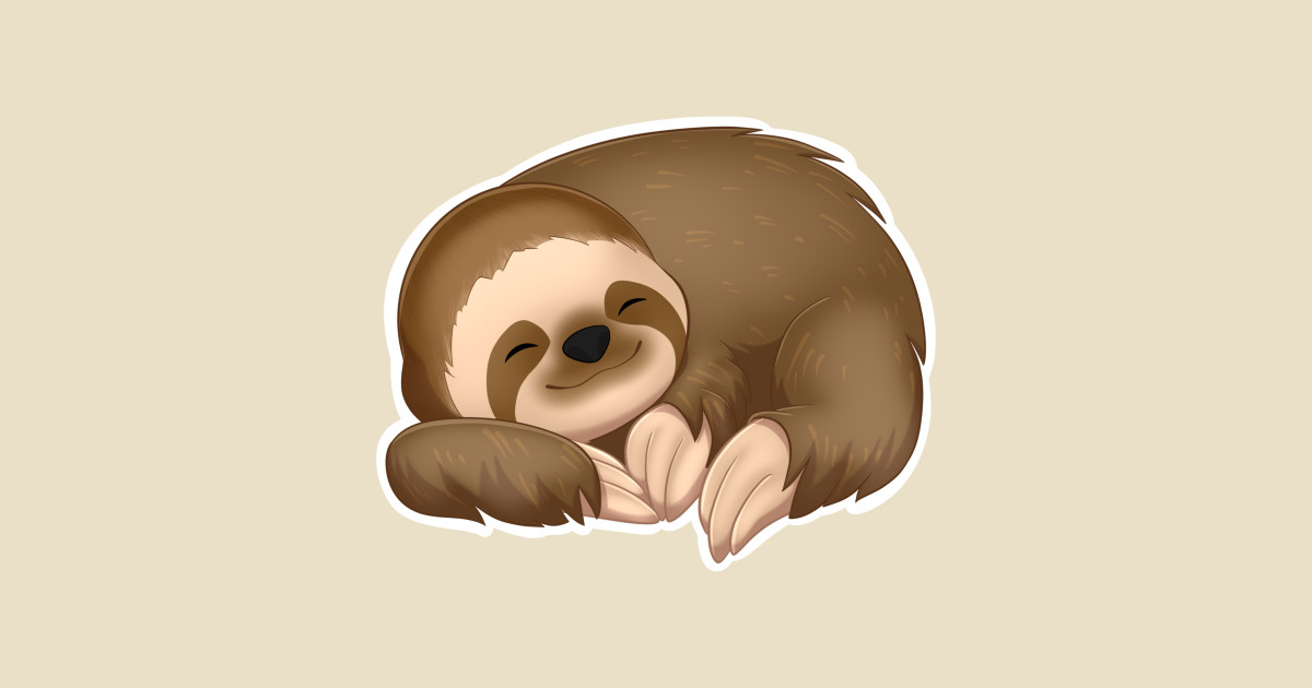 Three-toed Sloth - Sloth - T-Shirt | TeePublic