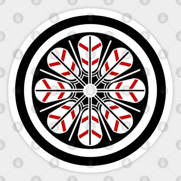 Inoue Takanoha -Samurai Crest - Samurai Kamon - Sticker | TeePublic