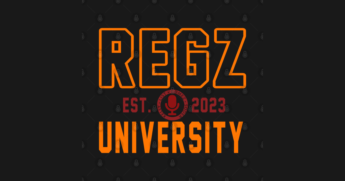 REGZ UNIVERSITY Pocket Logo - The Regz Podcast - Skankfest - T-Shirt ...