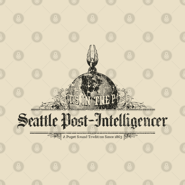 Seattle Post-Intelligencer - Seattle - T-Shirt | TeePublic