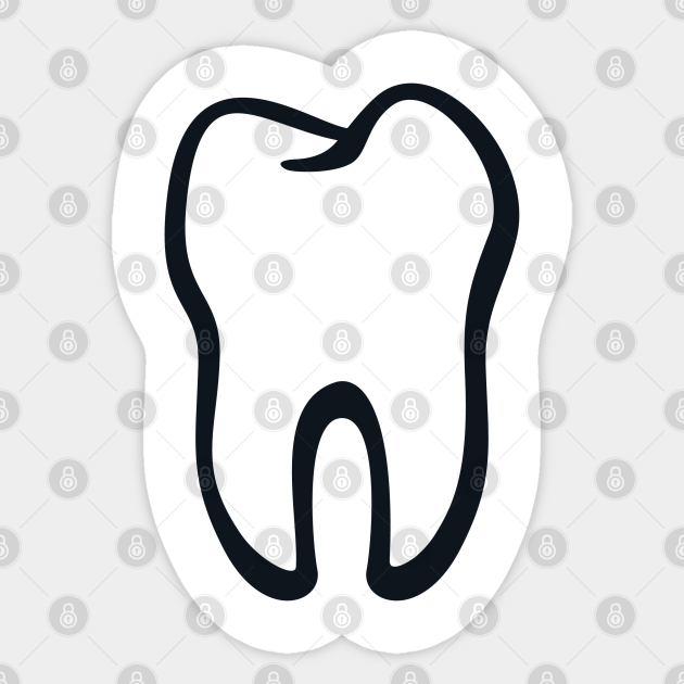 Tooth / Dent / Diente / Zahn / Dente - Dentist - Sticker | TeePublic