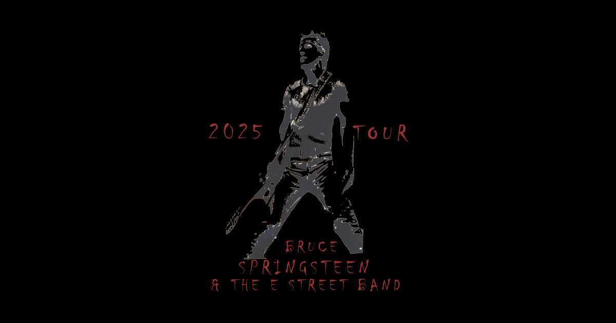 Bruce Springsteen Tour 2025 - Bruce Springsteen Tour - Sticker | TeePublic