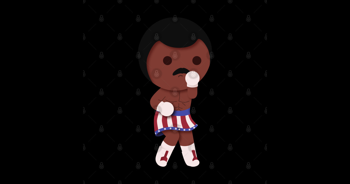 Chubby Creed - Apollo Creed - Sticker | TeePublic