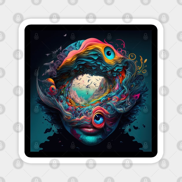 Chaotic and surreal distorted figure - Mind Blowing Moment #6 - Digital ...