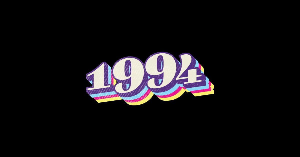 1994 Birthday Year - 1994 - Sticker | TeePublic