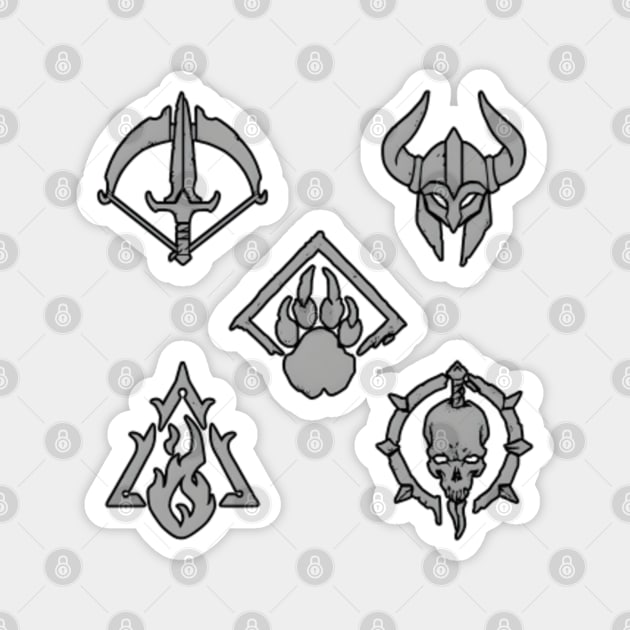 Diablo 4 Classes - Diablo 4 - Magnet | TeePublic